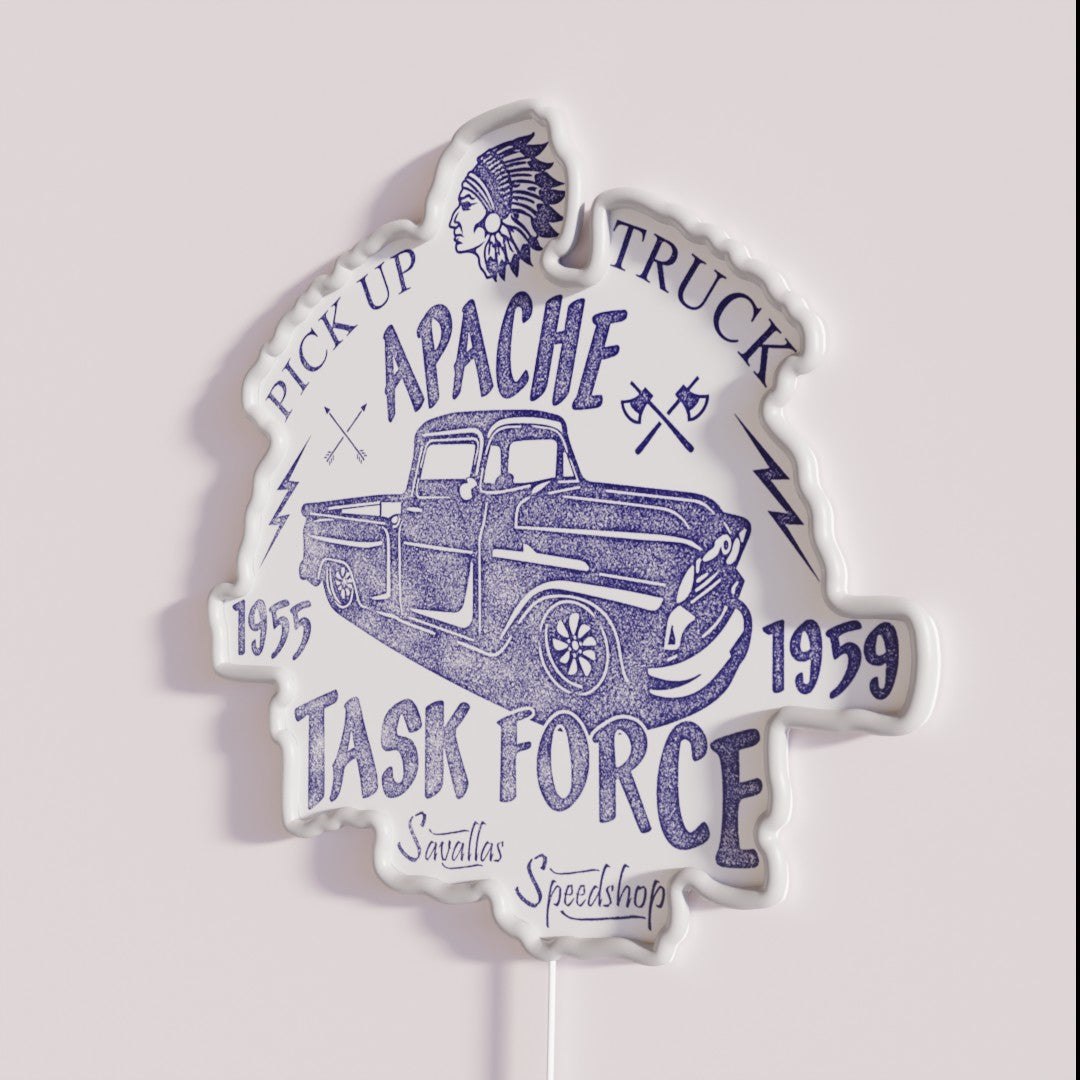 Chevrolet Apache Truck Task Force Series Rgb Led Sign – Neon Factory