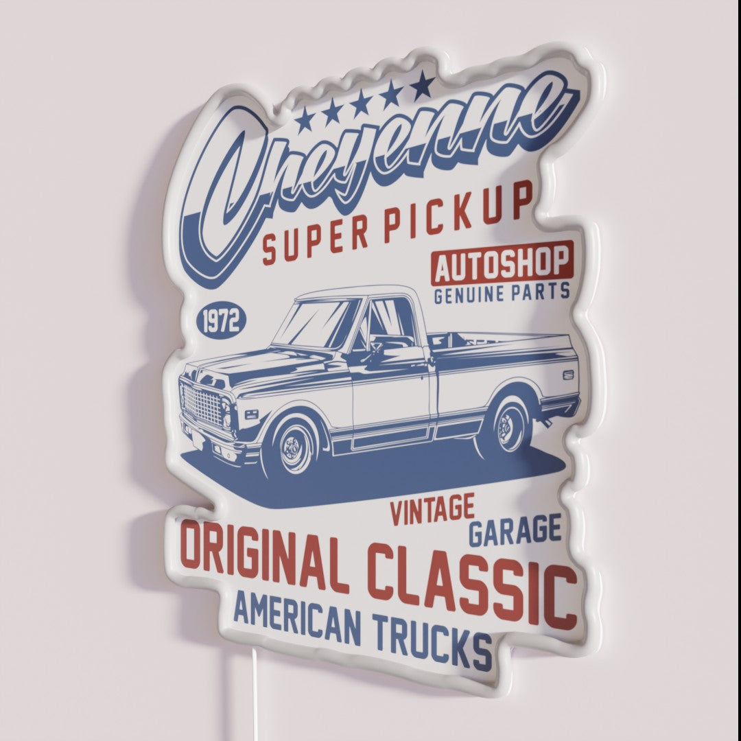 Chevrolet Cheyenne 1972 Rgb Led Sign – Neon Factory