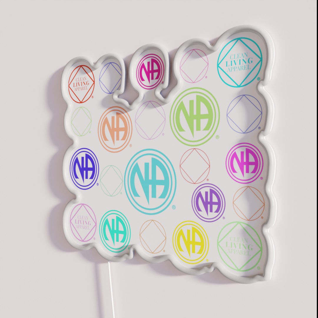 Colorful Na Symbols And Logos Narcotics Anonymous Gift Rgb Led Sign ...