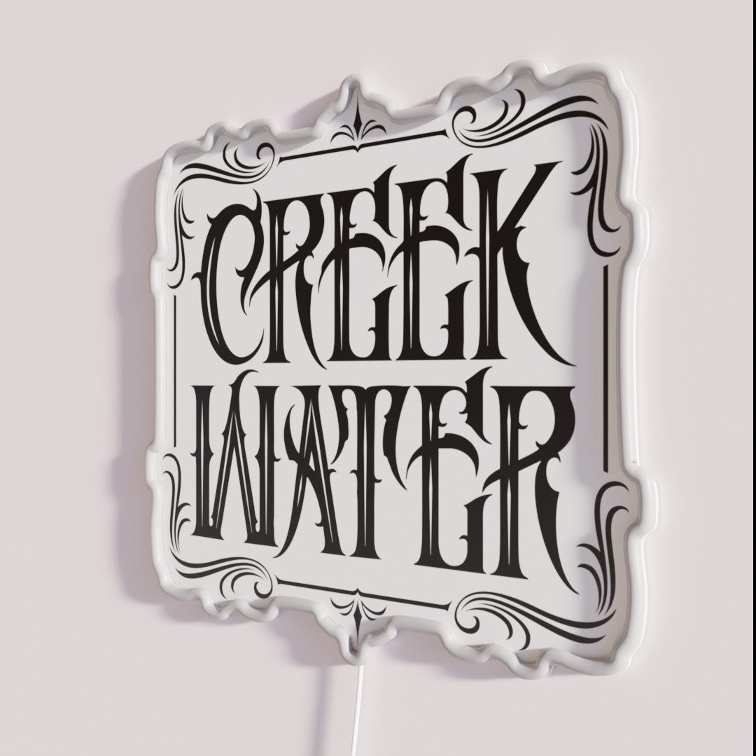 Creek Water Whiskey Rgb Led Sign – Neon Factory