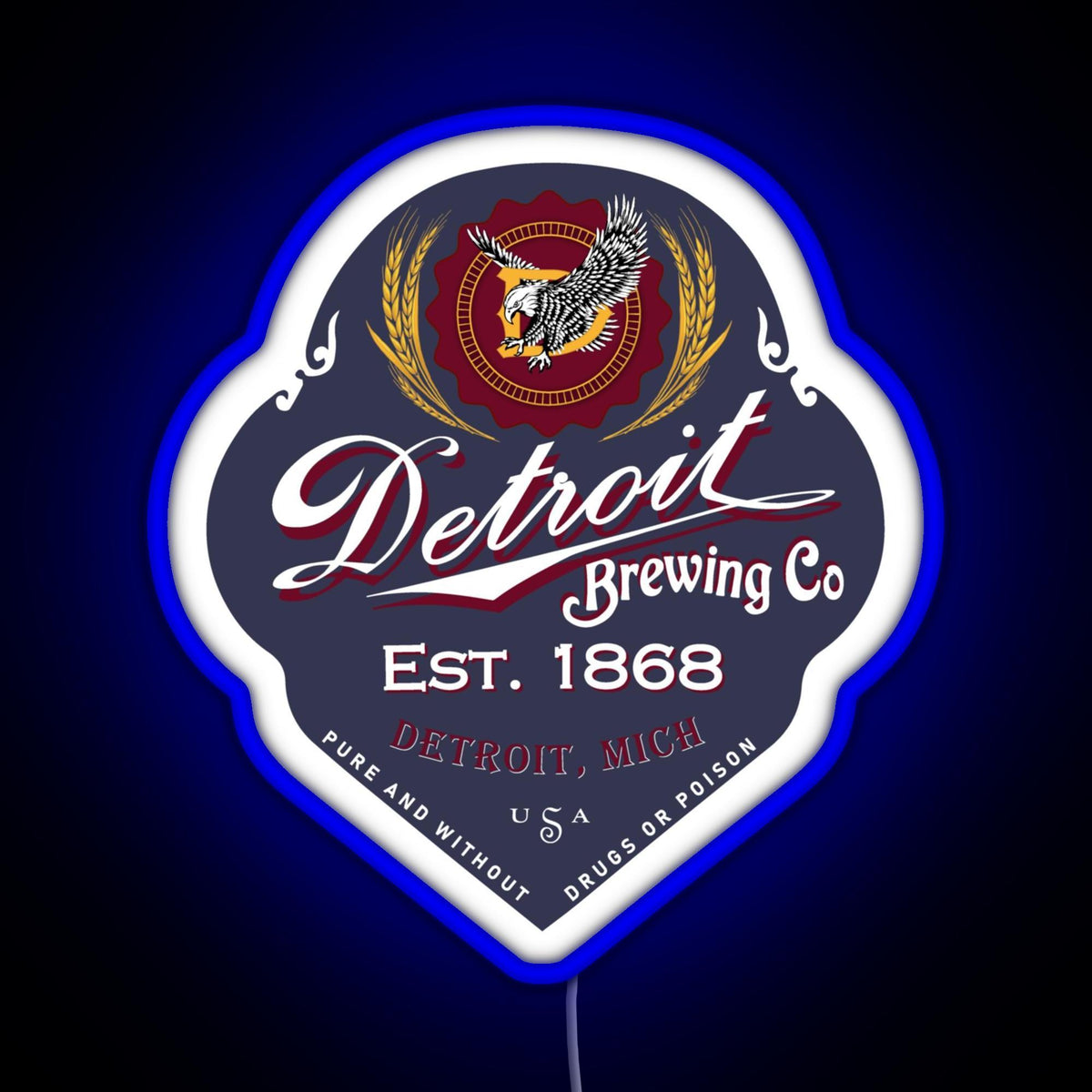 Detroit Brewing Company Rgb Neon Sign – Neon Factory
