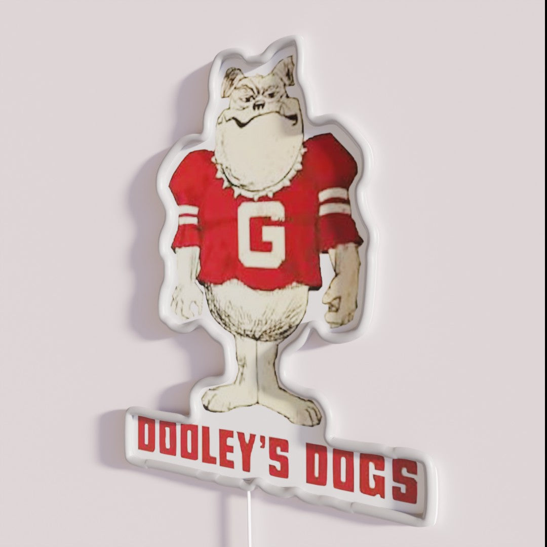 Dooley S Dogs Georgia Rgb Led Sign – Neon Factory