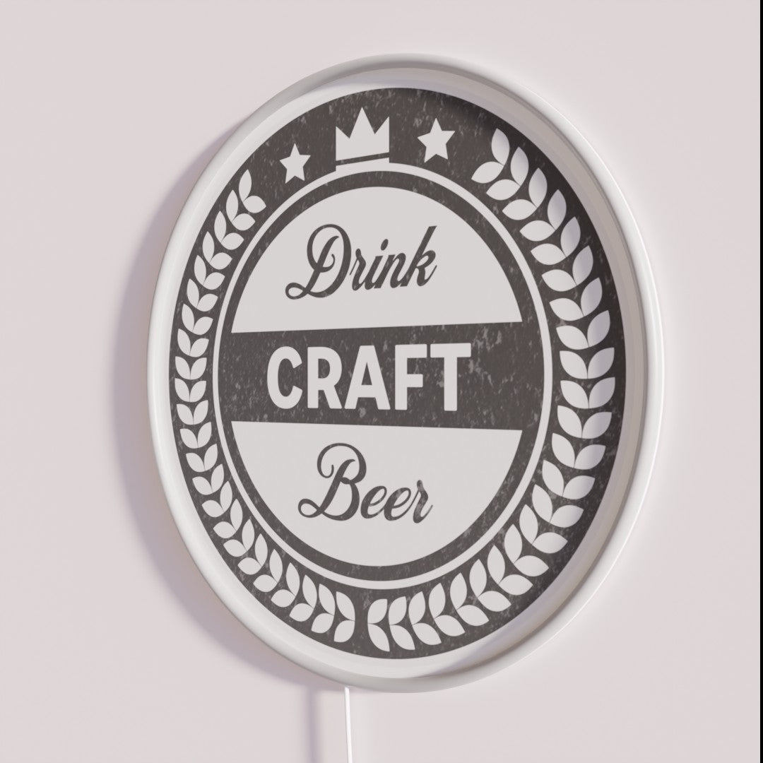 Drink Craft Beer Rgb Led Sign – Neon Factory