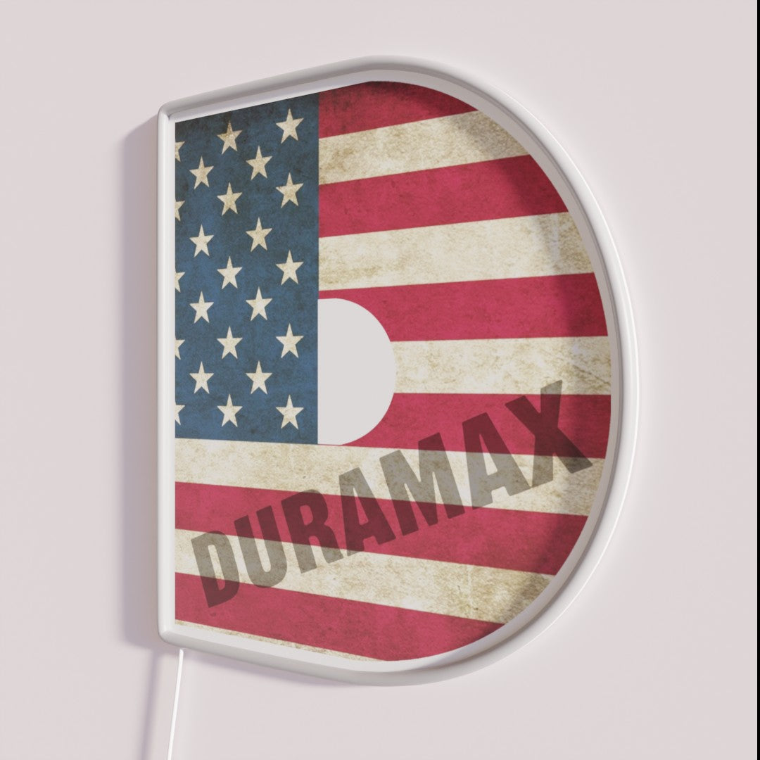 Duramax American Flag Rgb Led Sign – Neon Factory