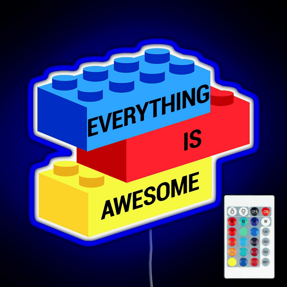 Everything Is Awesome Rgb Neon Sign – Neon Factory