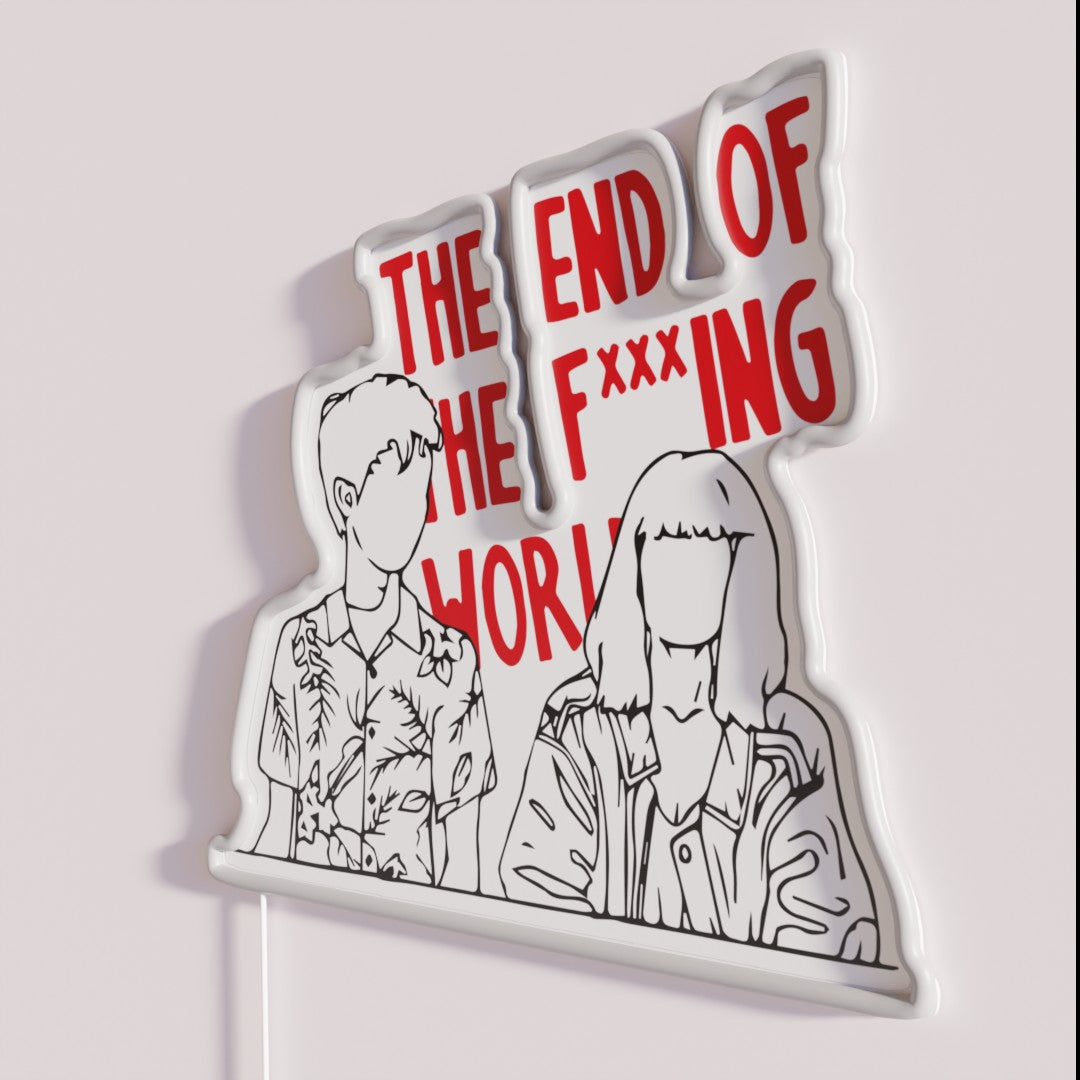 Fan Art Of The End Of The F Ing World Rgb Led Sign – Neon Factory