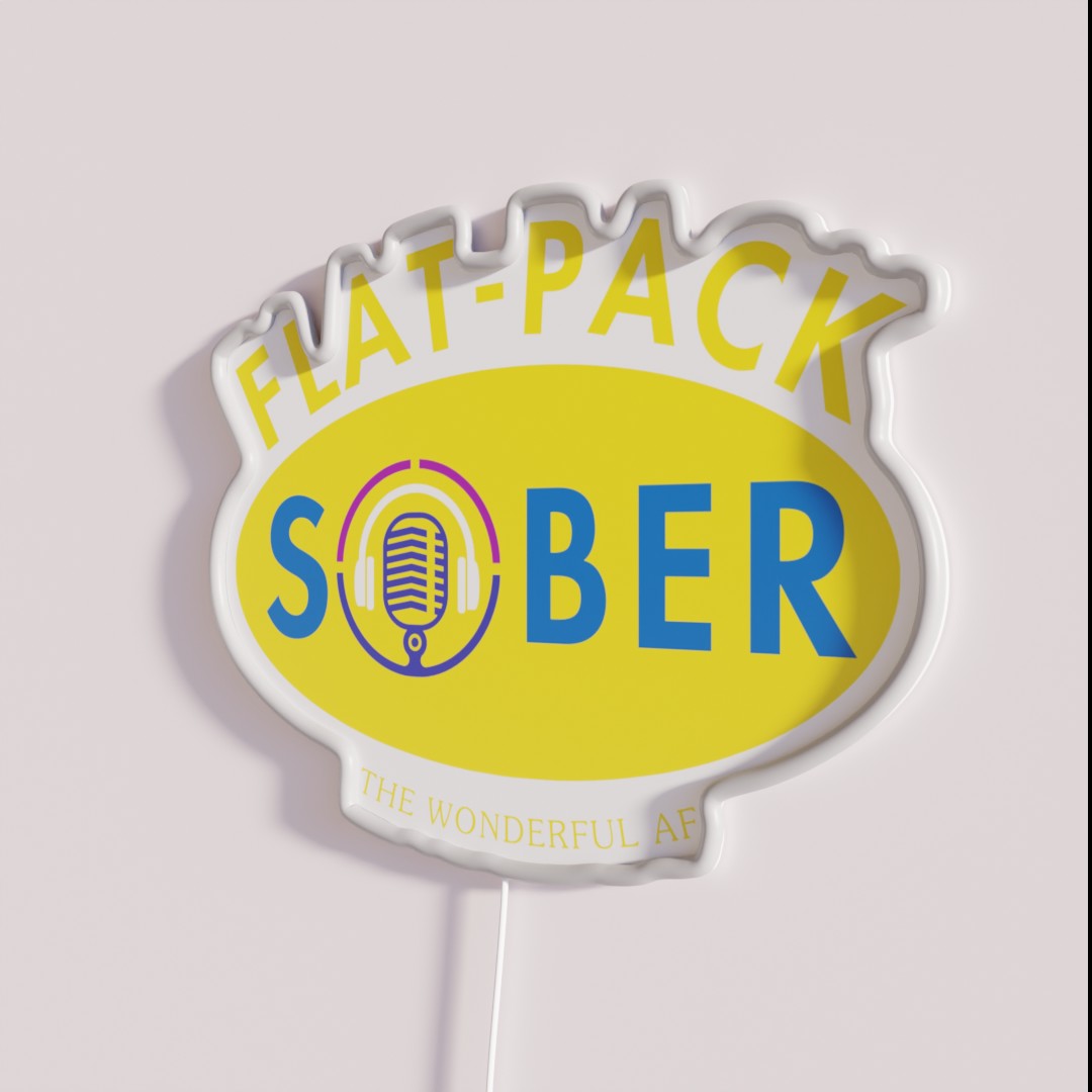 Flat Pack Sober Logo 1 Rgb Led Sign – Neon Factory