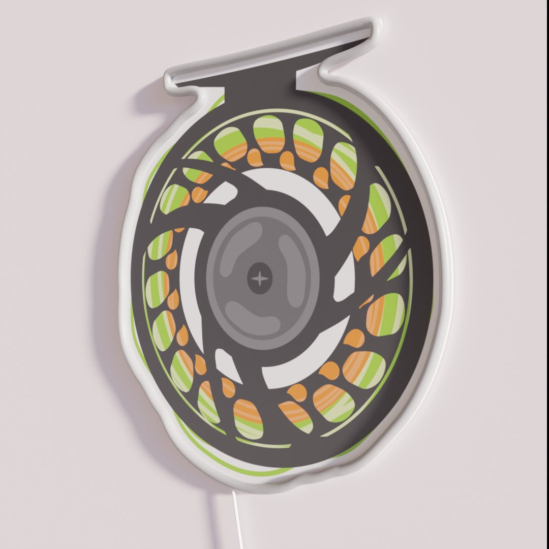Fly Fishing Reel Trout Fly Fishing Rgb Led Sign – Neon Factory