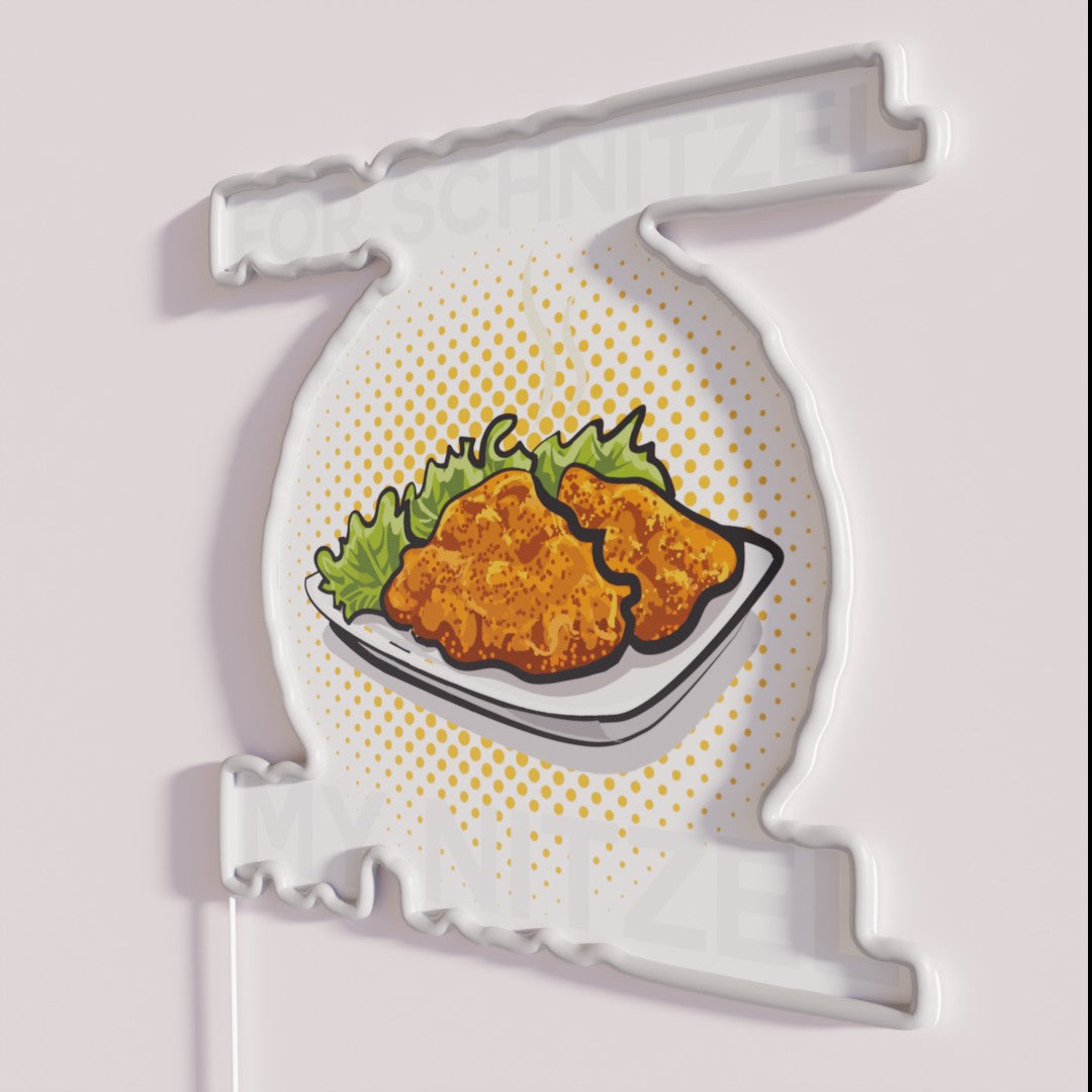 For Schnitzel My Nitzel Oktoberfest Drinking Fest Rgb Led Sign – Neon ...