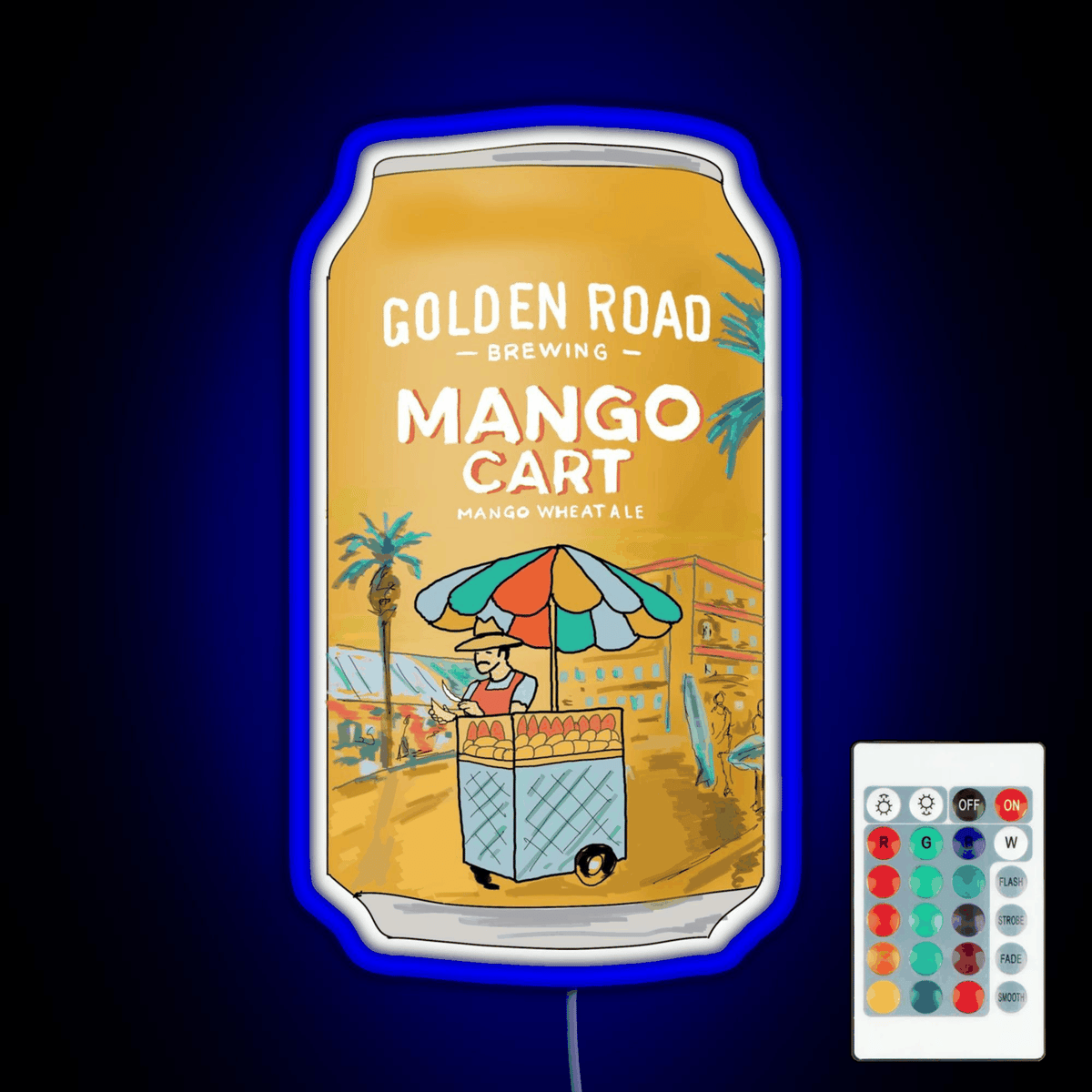 Golden Road Mango Cart Rgb Neon Sign – Neon Factory