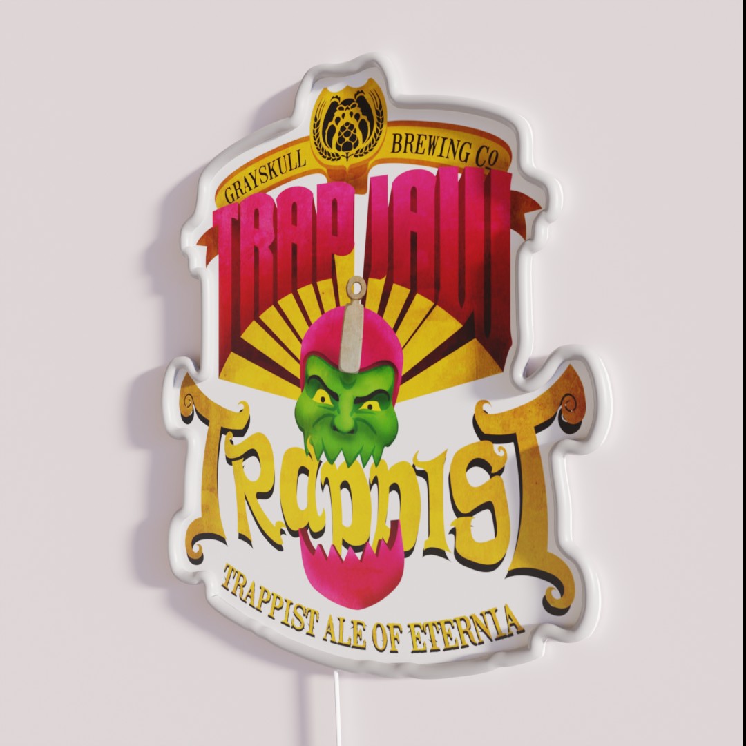 Grayskull Brewing Company Trap Jaw Trappist Rgb Led Sign – Neon Factory