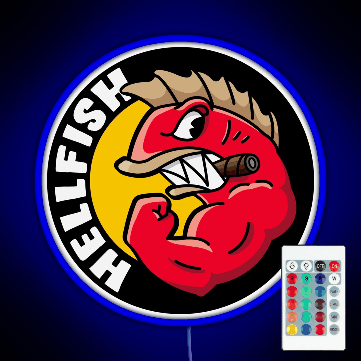HELLFISH 19 RGB neon sign