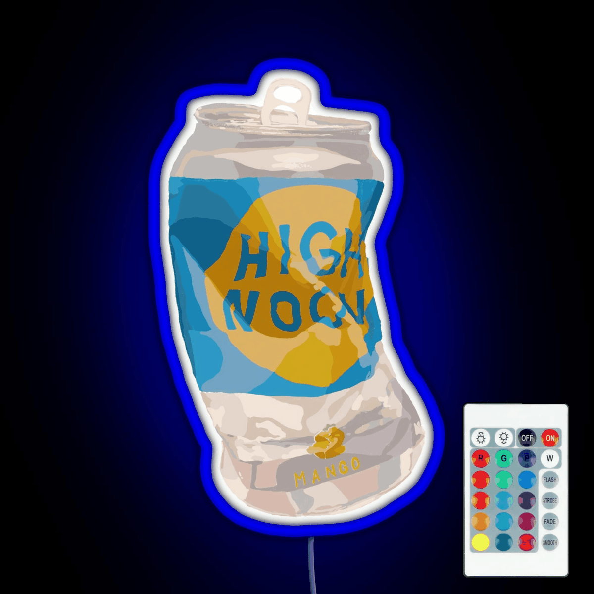 High Noon Crushed Can Rgb Neon Sign – Neon Factory