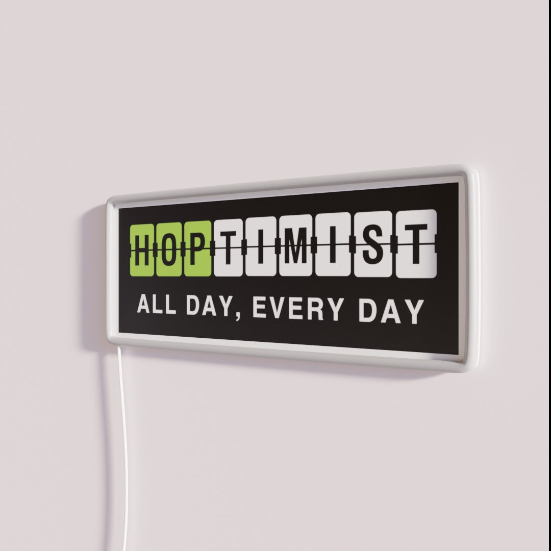 Hoptimist All Day Every Day Rgb Led Sign – Neon Factory