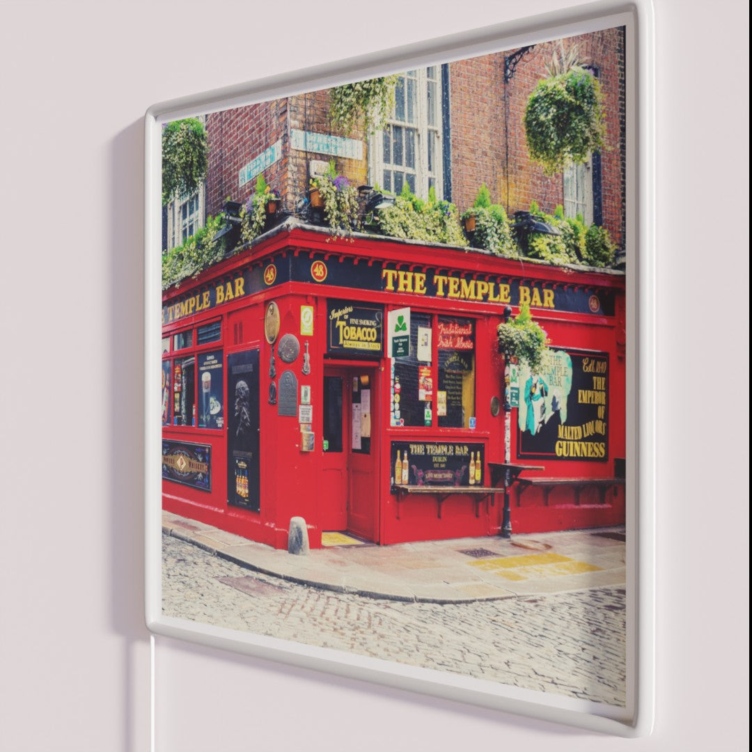Ireland Dublin Temple Bar Pub Beer Rgb Led Sign – Neon Factory
