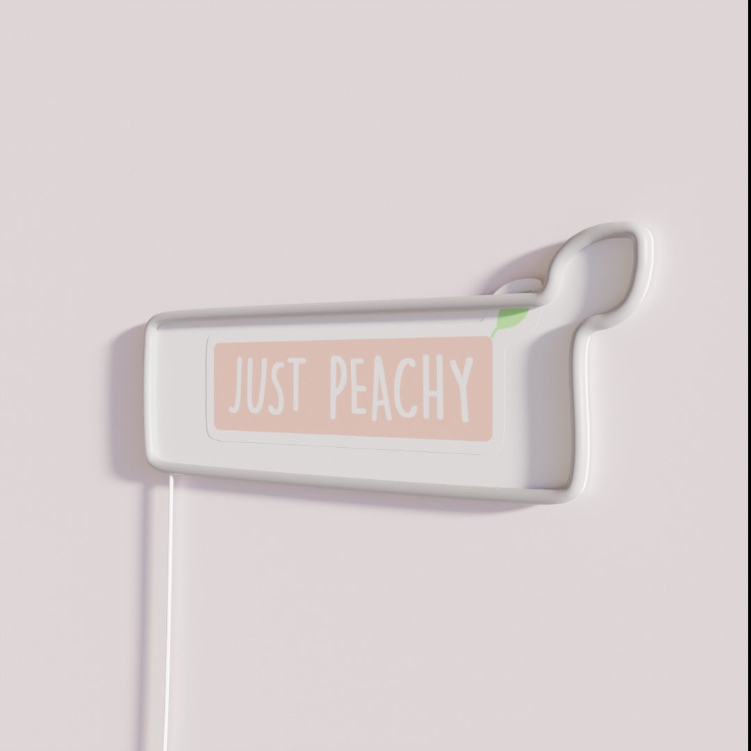 Just Peachy Rgb Led Sign – Neon Factory
