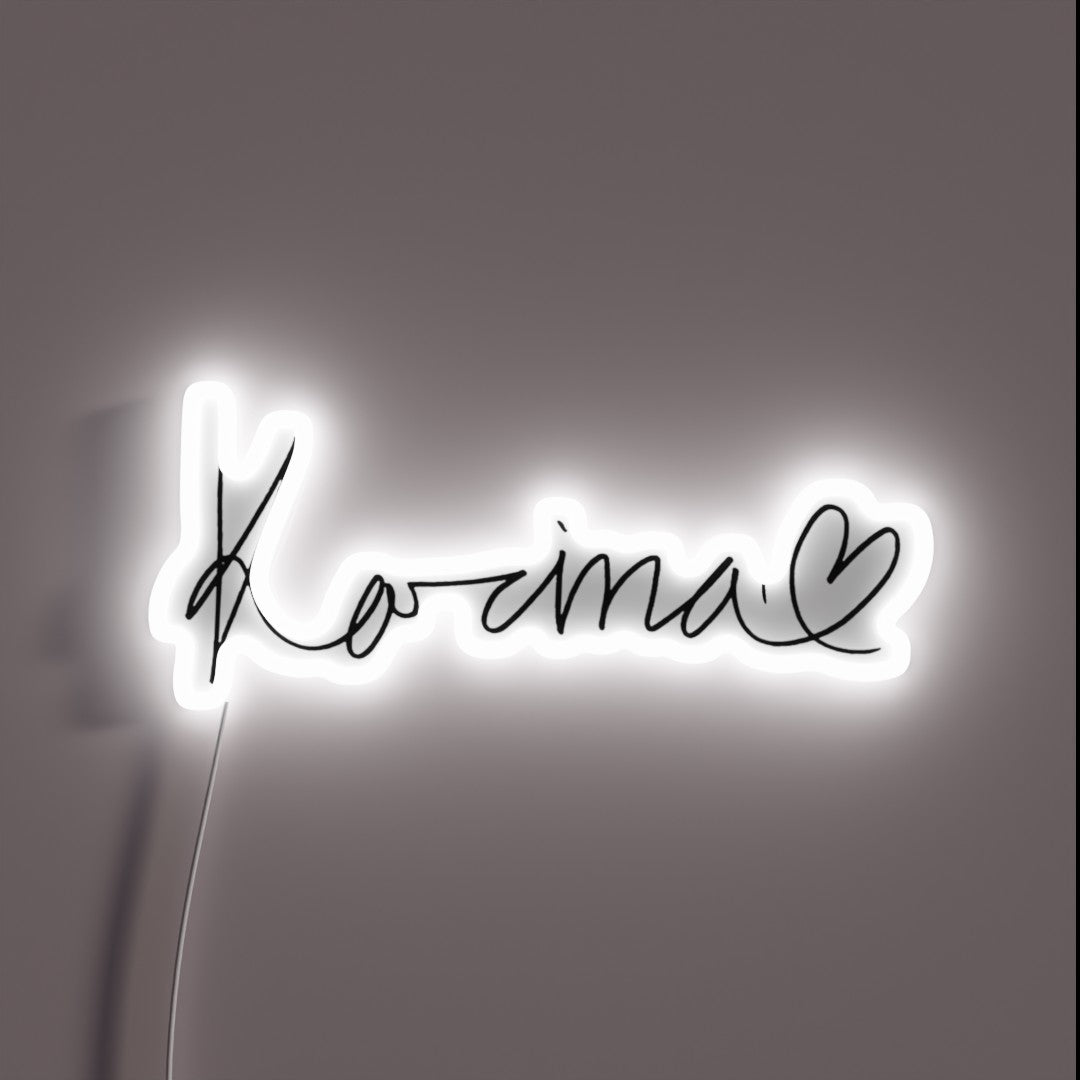 Karina Aespa Signature Autograph Handwriting Rgb Led Sign – Neon Factory