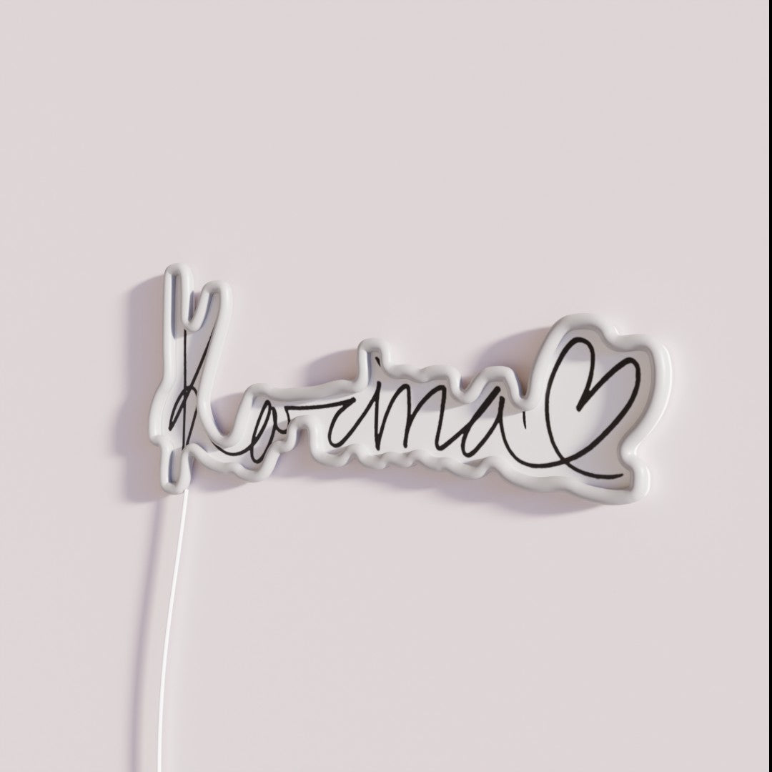 Karina Aespa Signature Autograph Handwriting Rgb Led Sign – Neon Factory