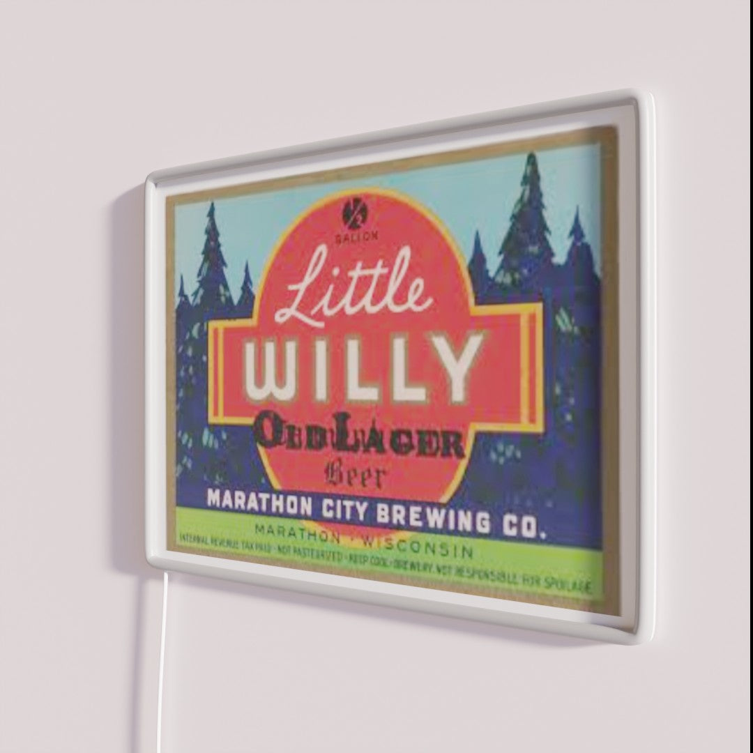 Little Willy Beer Rgb Led Sign – Neon Factory