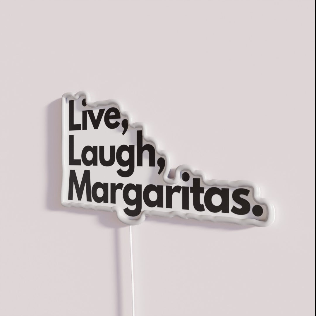 Live Laugh Margaritas Rgb Led Sign – Neon Factory