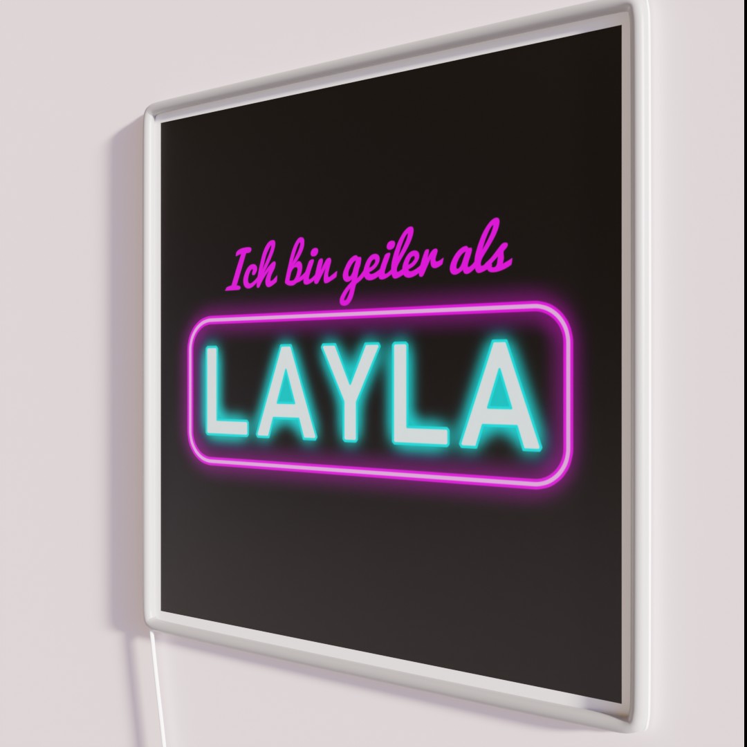 Mallorca I M Hornier Than Layla Rgb Led Sign – Neon Factory