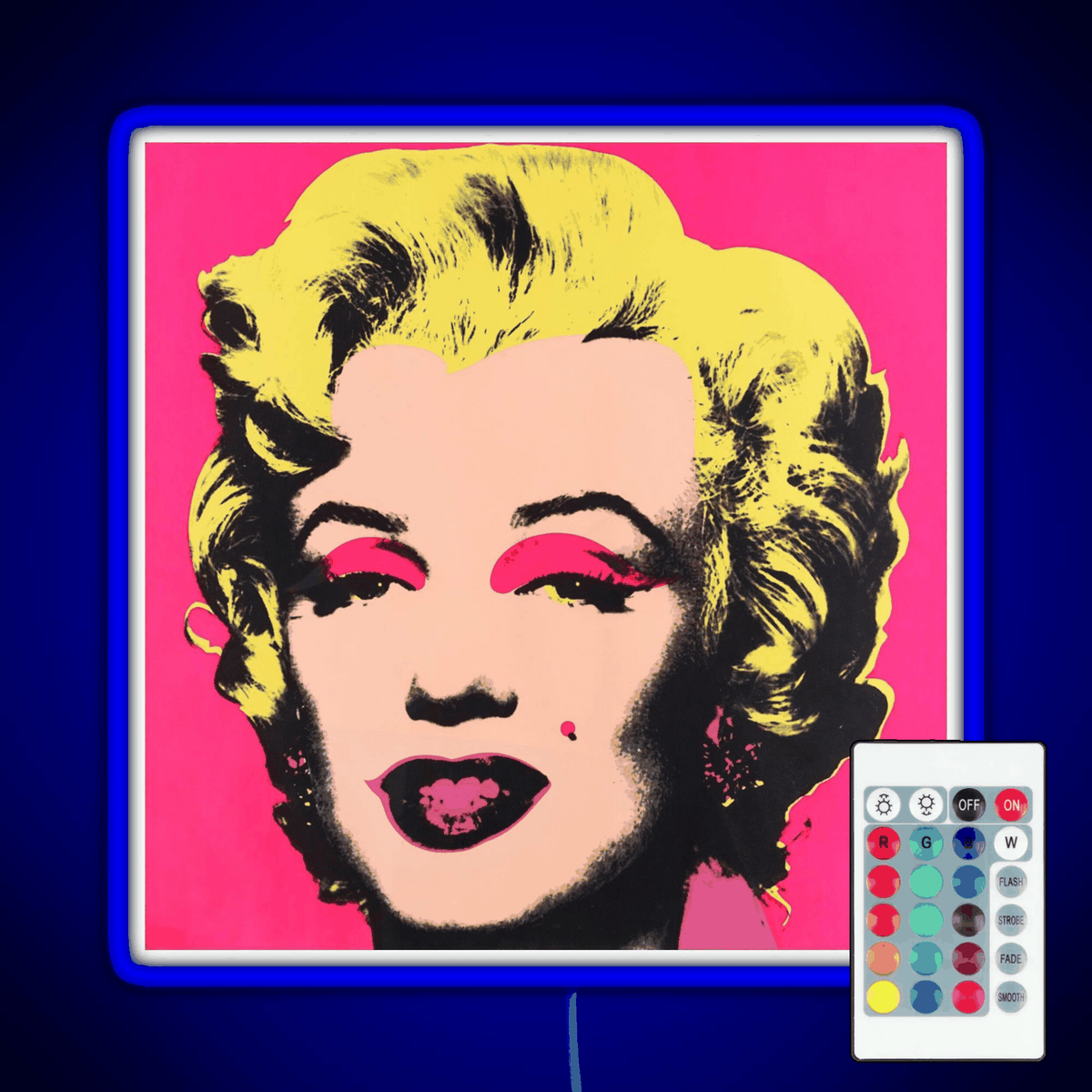 Marilyn RGB neon sign
