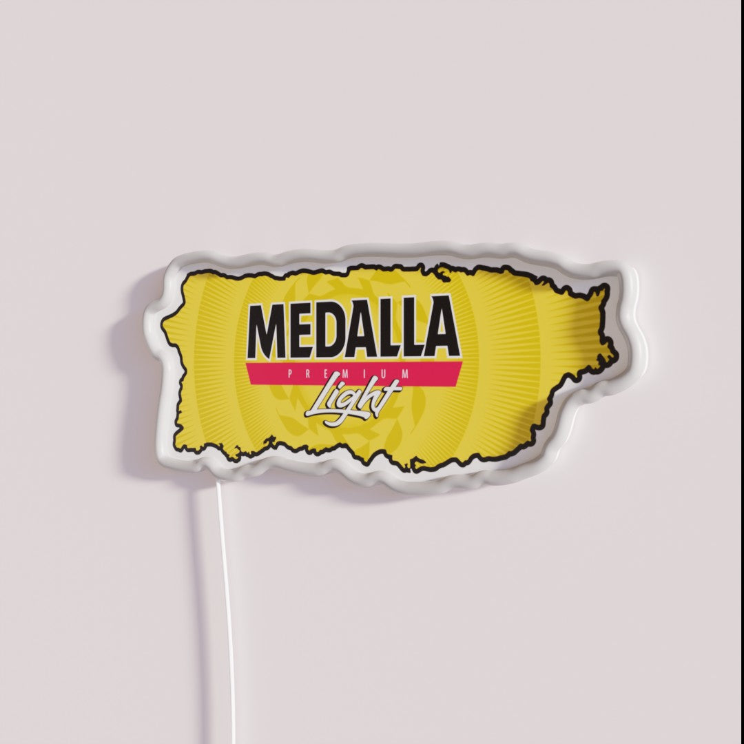 Medalla Light Puerto Rico Rgb Led Sign – Neon Factory