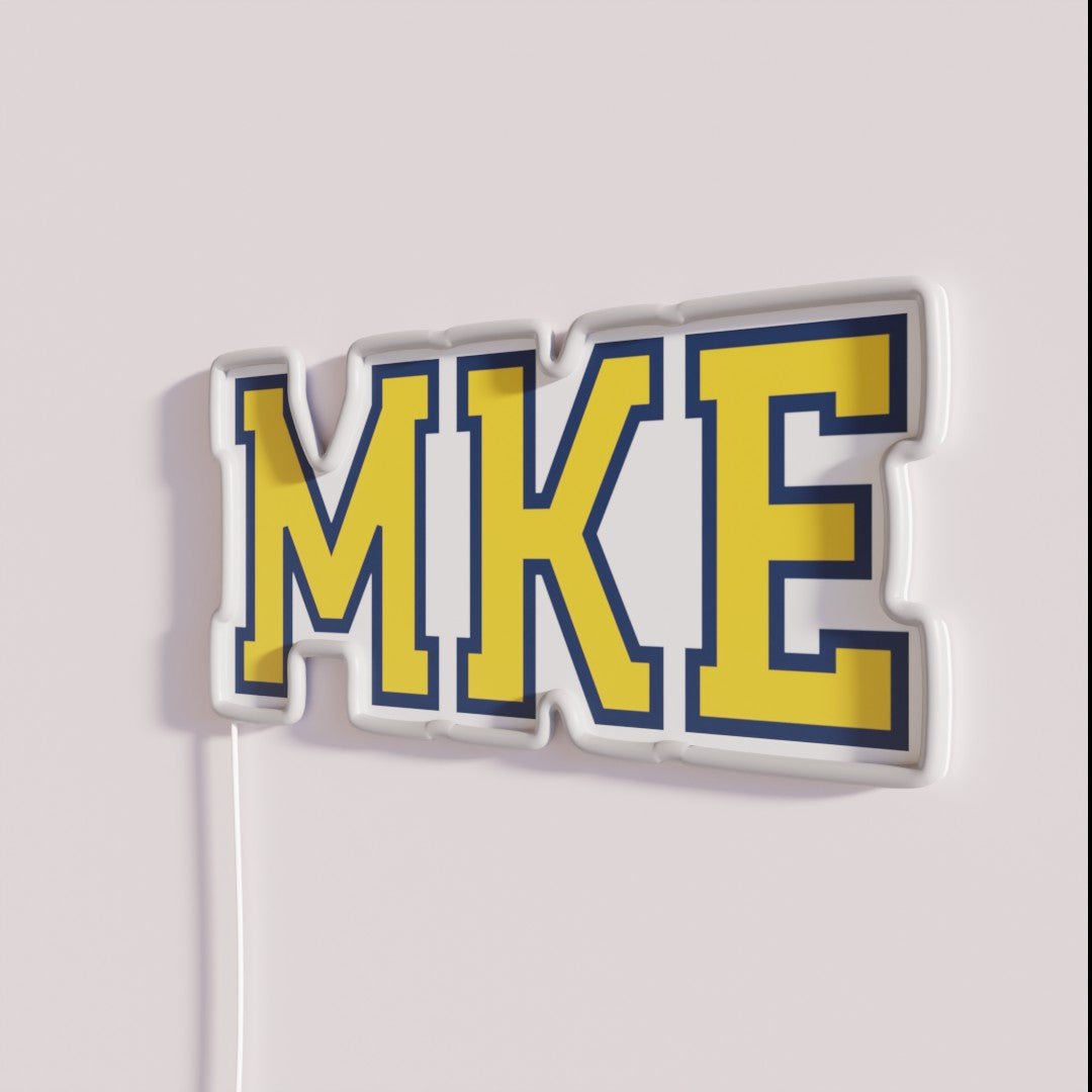 Mke White 2 Rgb Led Sign – Neon Factory