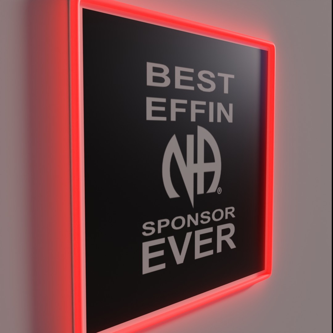 Narcotics Anonymous Gifts 12 Steps Namastay Sober Rgb Led Sign – Neon ...
