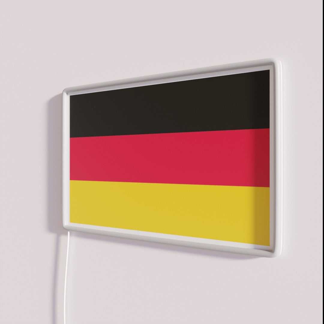 National Flag Of Germany Rgb Led Sign – Neon Factory