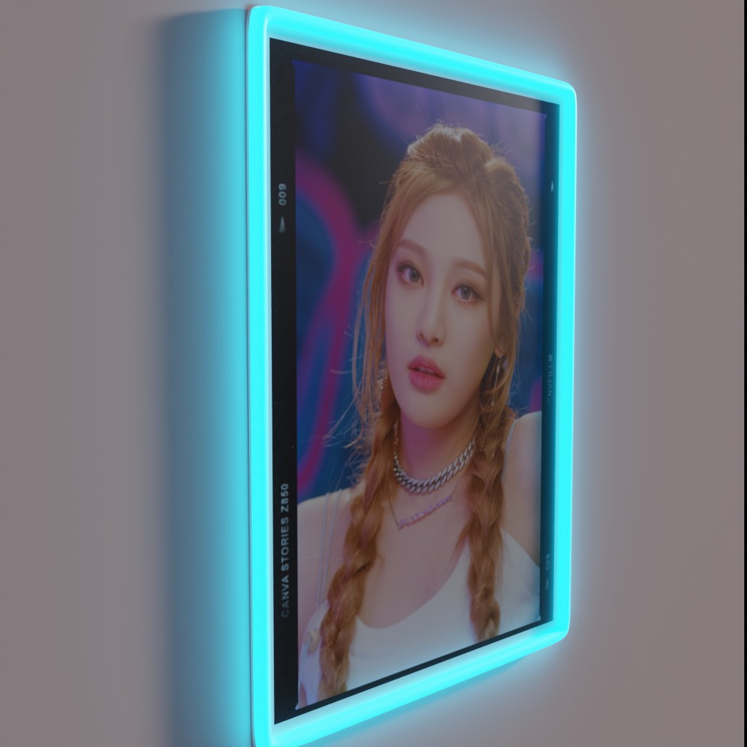 Ning Ning Aespa Dreams Come True Vintage Camera Rgb Led Sign – Neon Factory