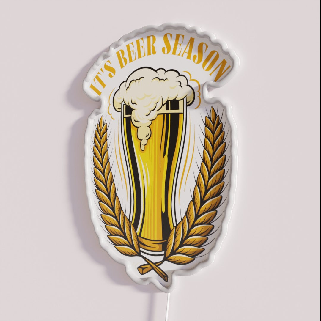 Oktoberfest Design It S Beer Season Rgb Led Sign – Neon Factory