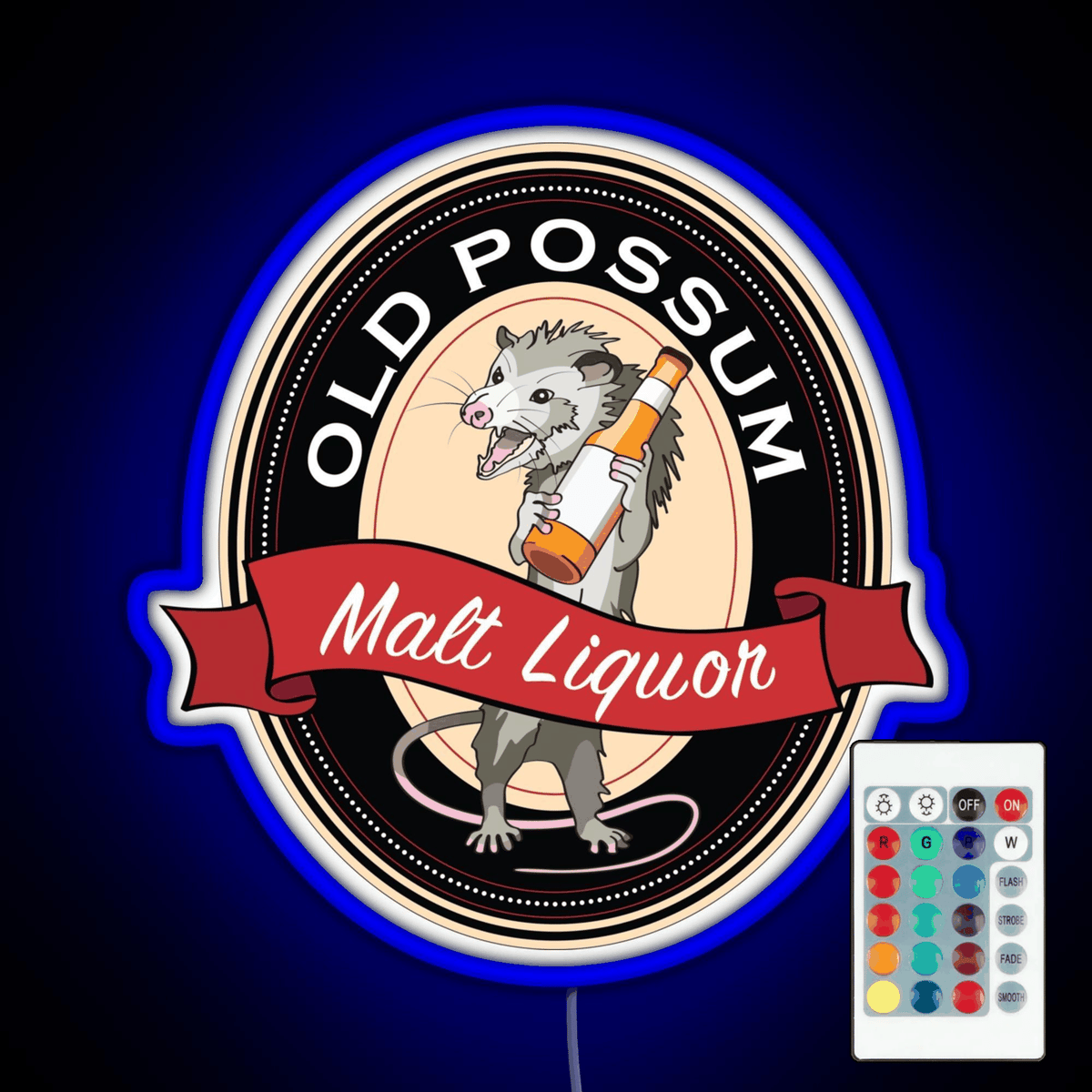 Old Possum Rgb Neon Sign – Neon Factory