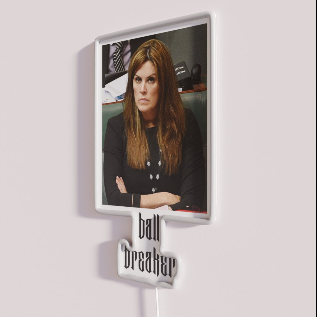 Peta Credlin Ball Breaker Rgb Led Sign – Neon Factory