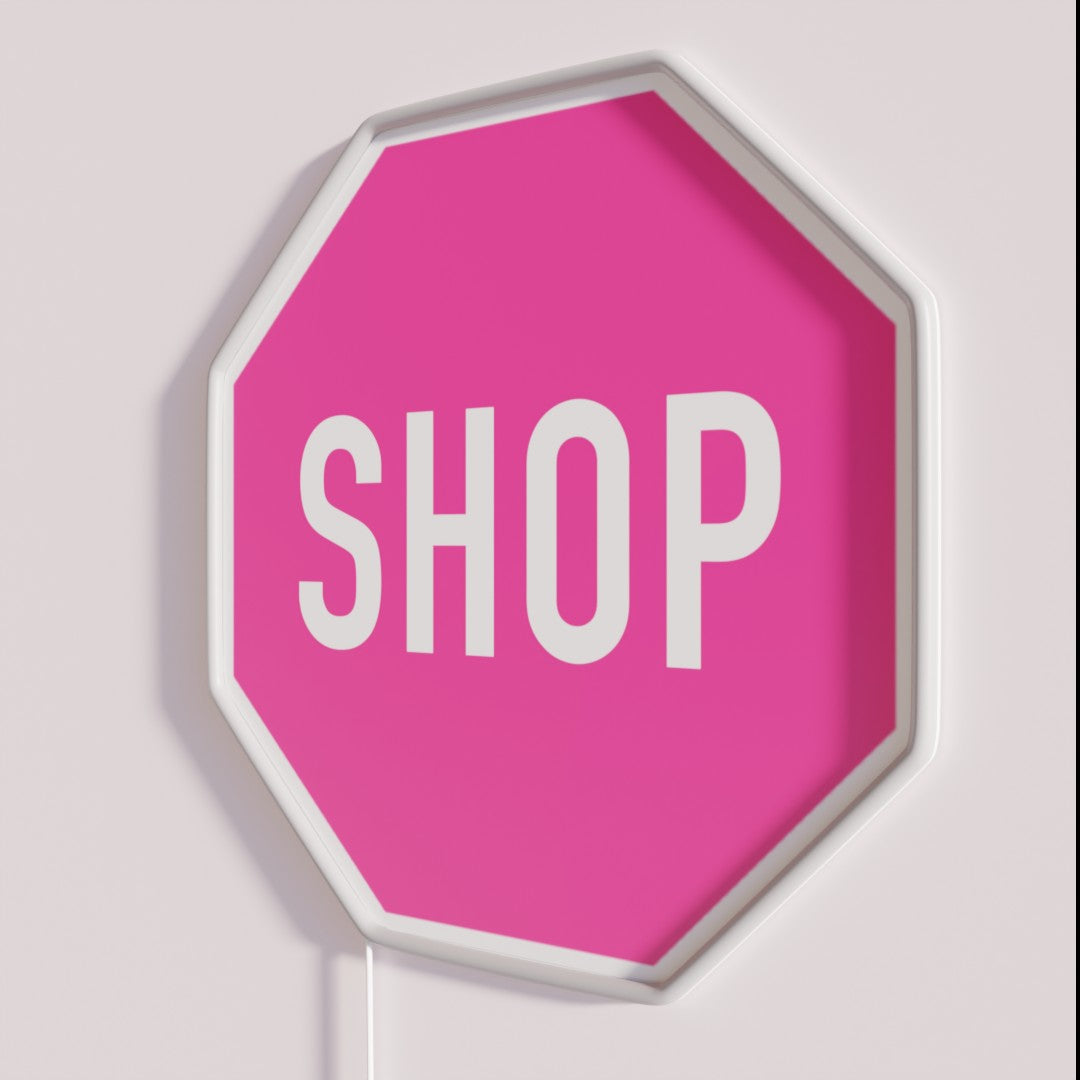 Pink Shop Sign Rgb Led Sign – Neon Factory