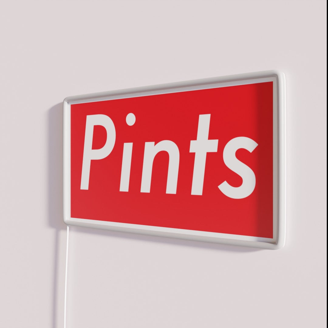 Pints Logo Rgb Led Sign – Neon Factory