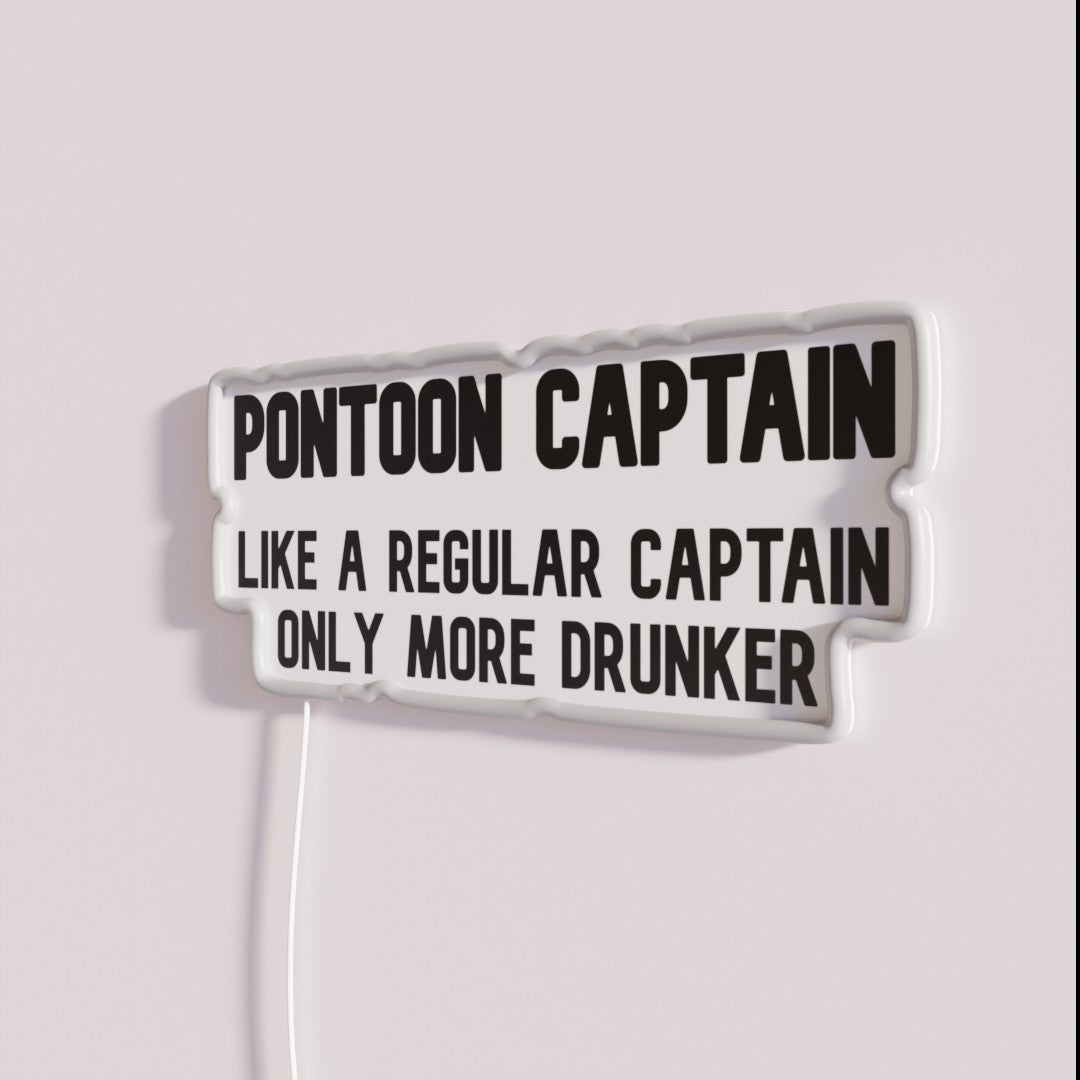 Pontoon Captain Rgb Led Sign – Neon Factory