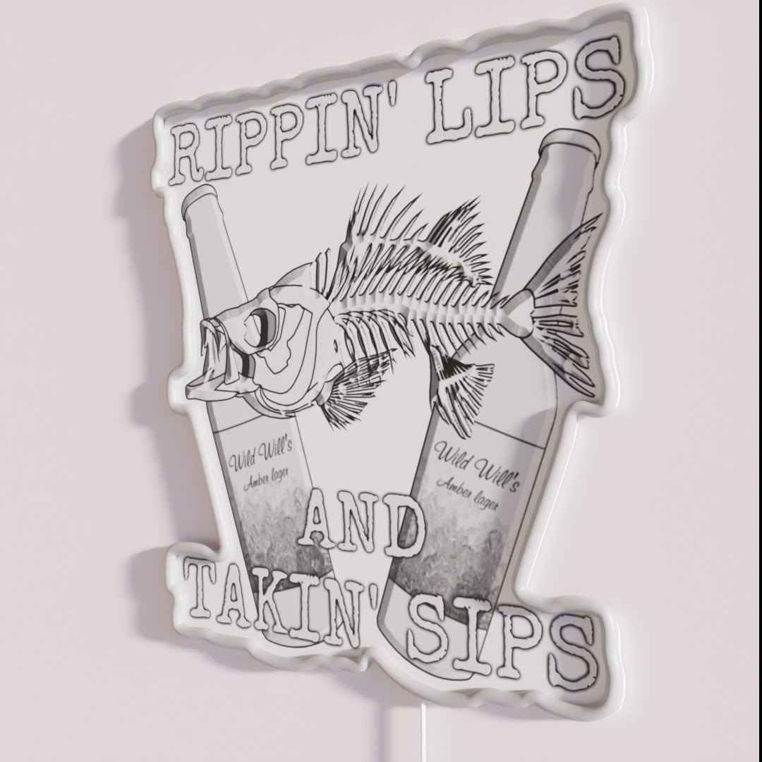 Rippin Lips Rgb Led Sign – Neon Factory