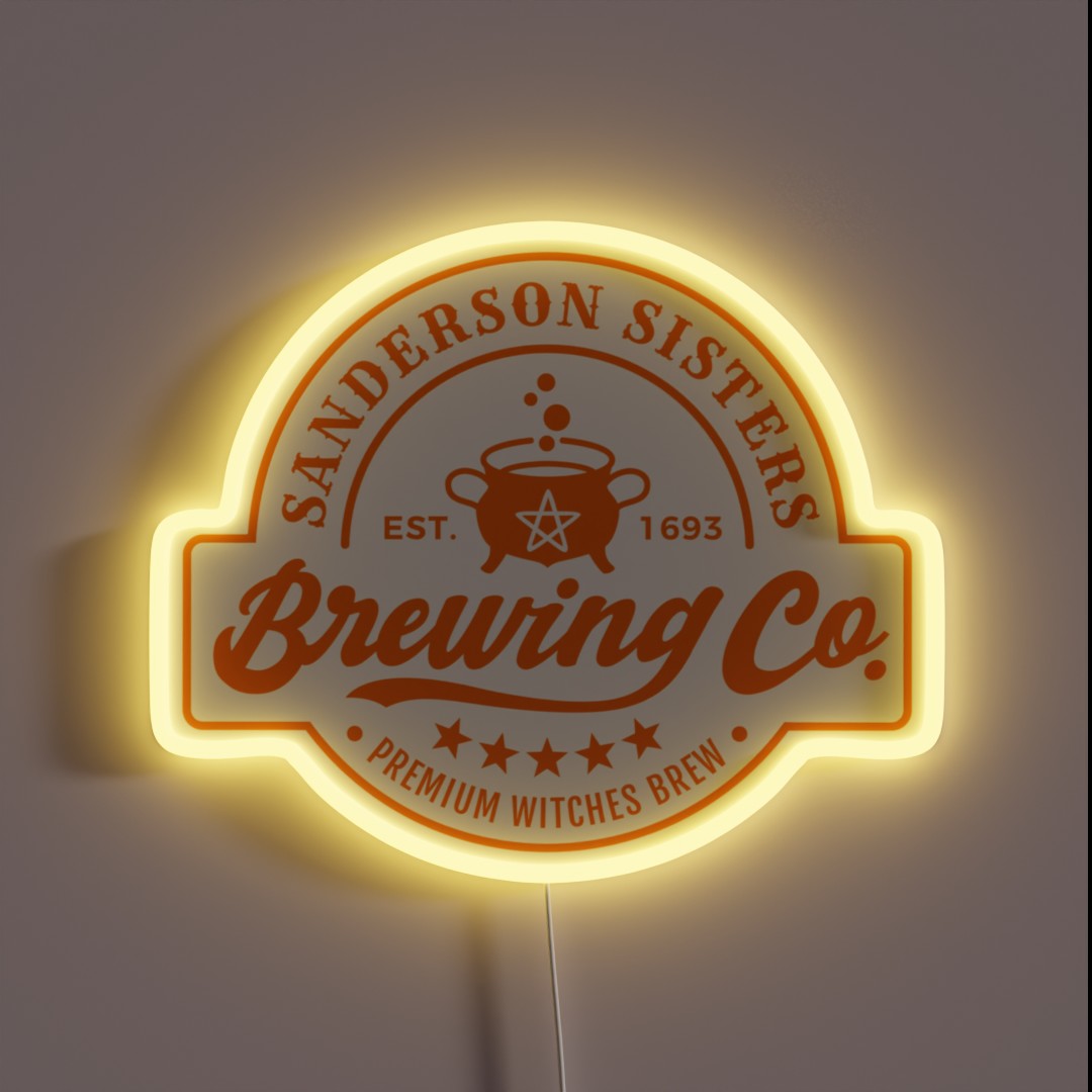 Sanderson Sisters Brewing Co Rgb Neon Sign – Neon Factory