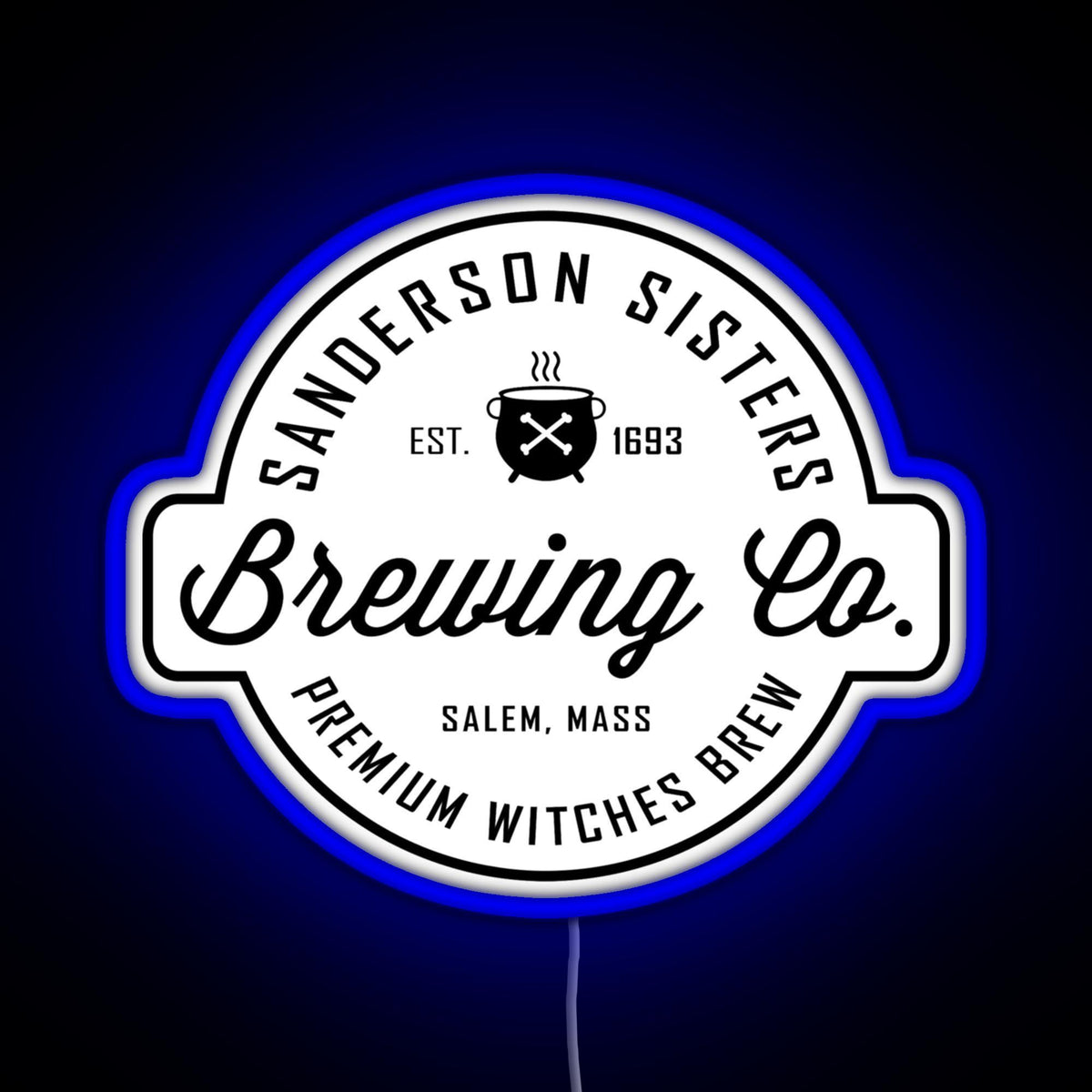Sanderson Sisters Brewing Co Halloween Hocus Pocus RGB neon sign