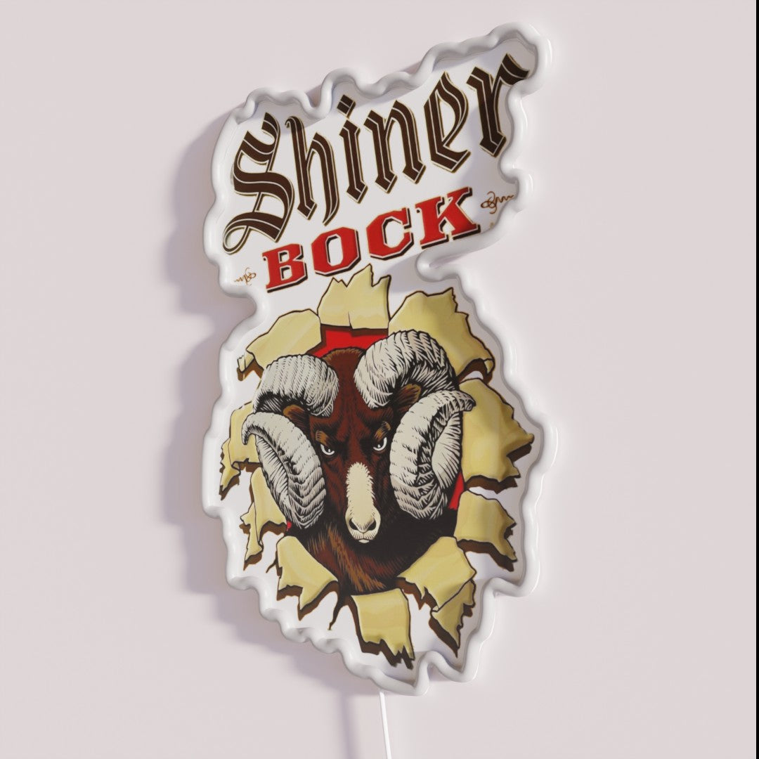 Shiners Bock Beer Shiners Texas Logo Rgb Led Sign – Neon Factory