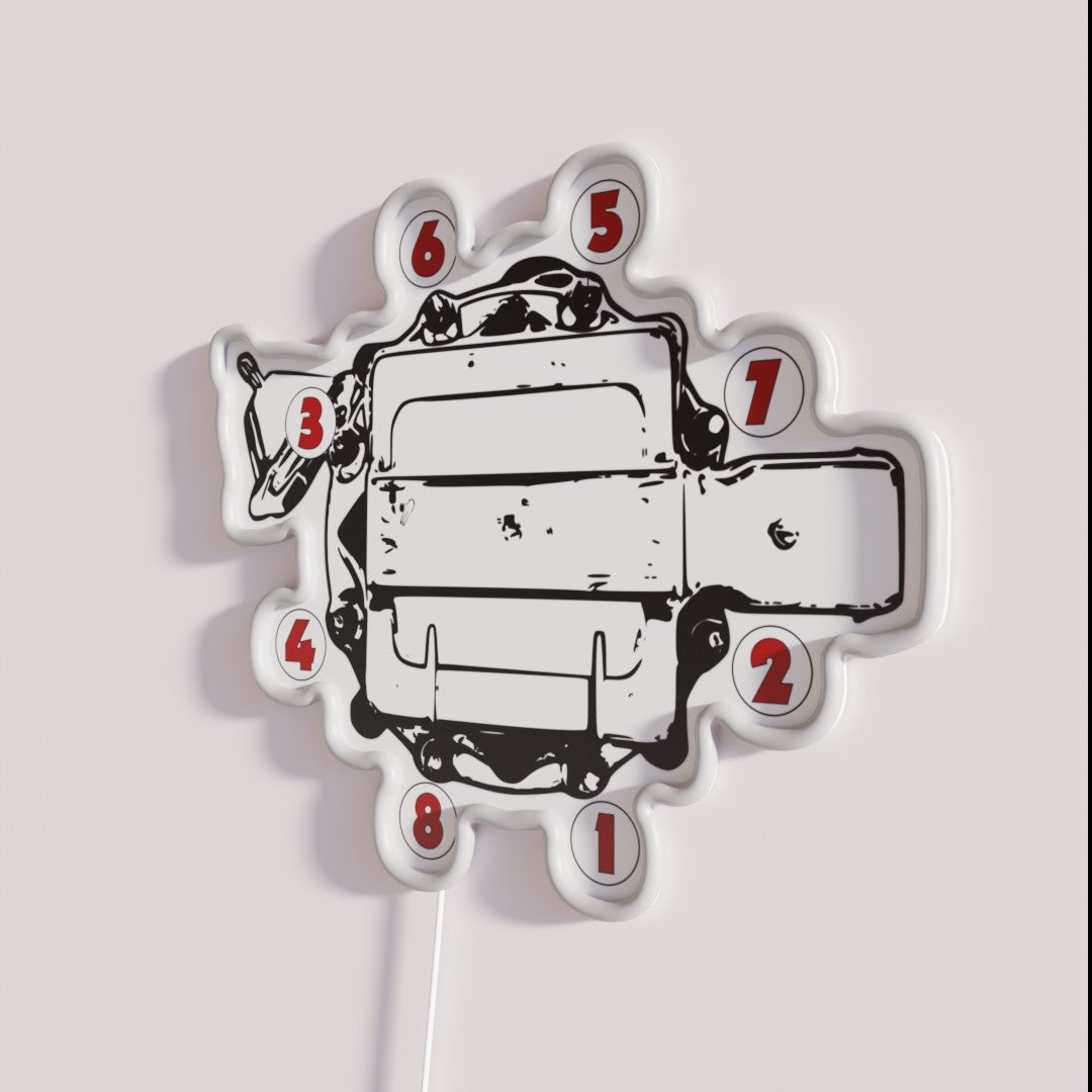 Small Block Chevy Firing Order Rgb Led Sign – Neon Factory