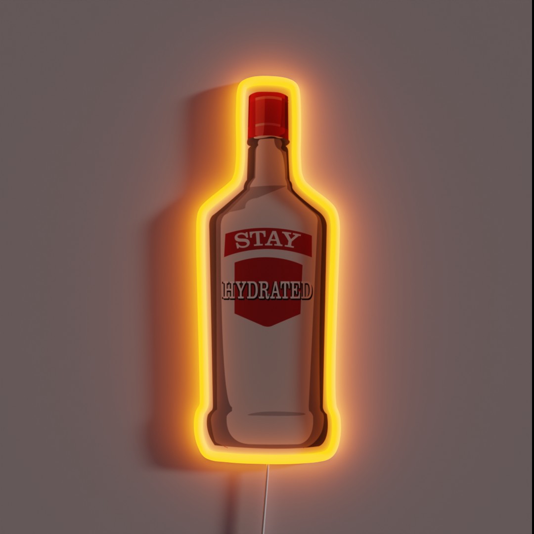 Stay Hydrated Rgb Led Sign – Neon Factory