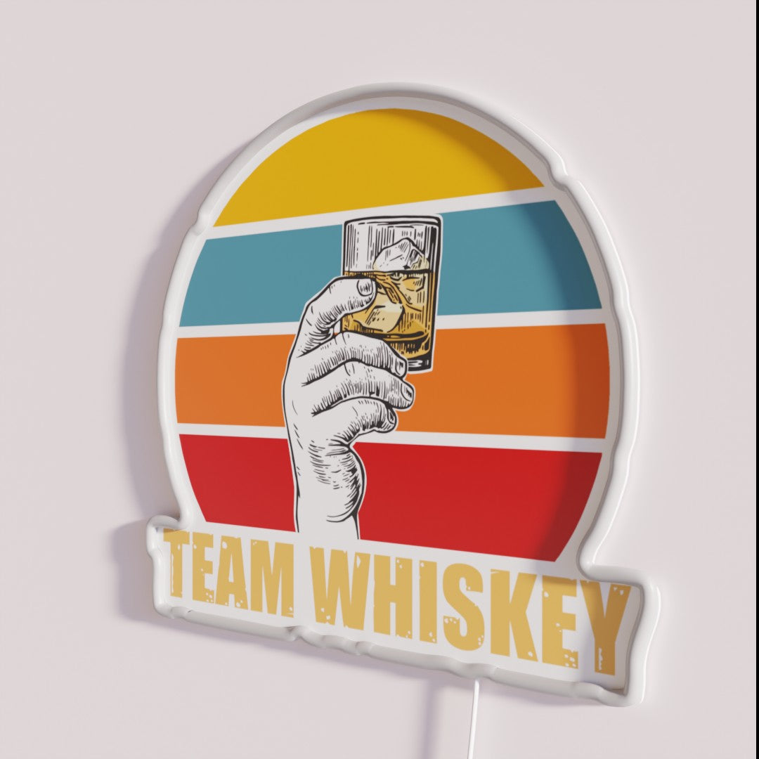 Team Whiskey Rgb Led Sign – Neon Factory