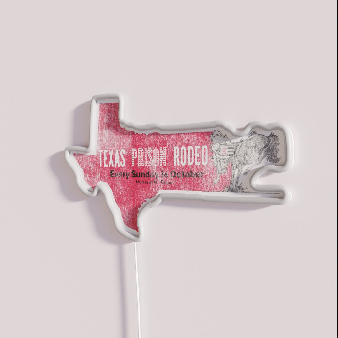 Texas Prison Rodeo Rgb Led Sign – Neon Factory