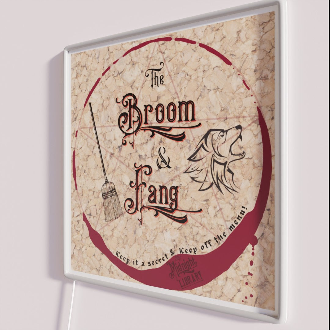 The Broom And Fang Pub Rgb Led Sign – Neon Factory