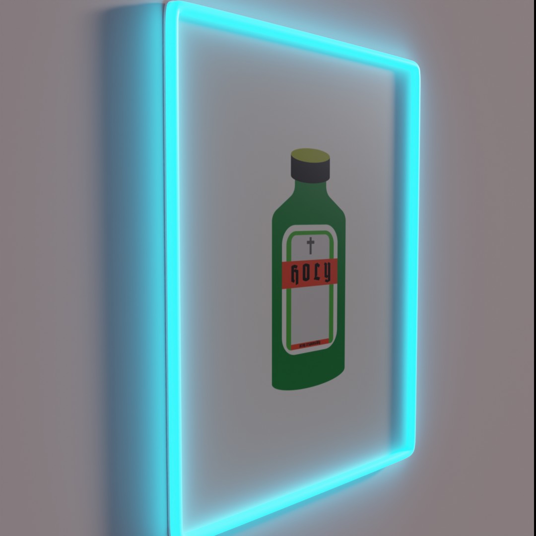 The Holy Spirit Rgb Led Sign – Neon Factory