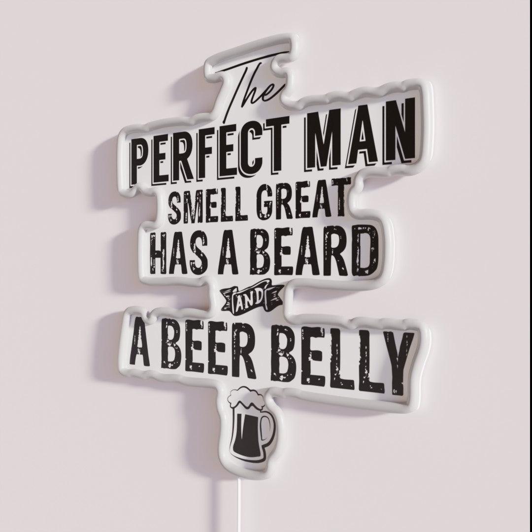 The Perfect Man Rgb Led Sign – Neon Factory
