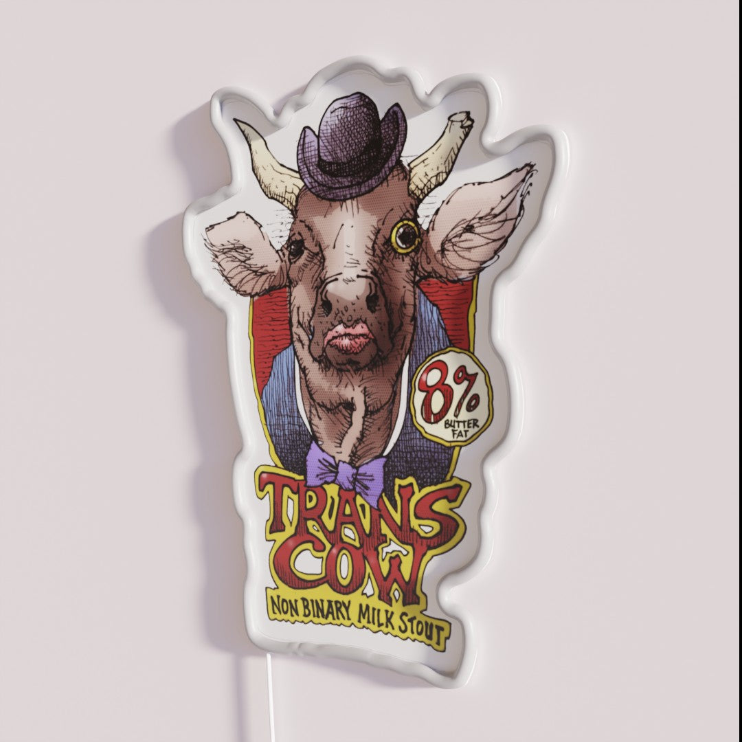 Trans Cow Rgb Led Sign – Neon Factory