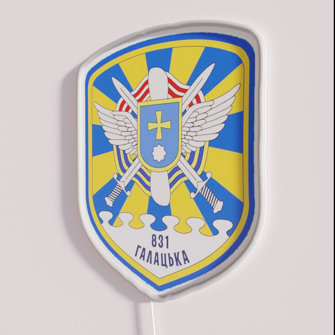 Ukraine Air Force 831st Tactical Aviation Brigade Rgb Led Sign – Neon ...